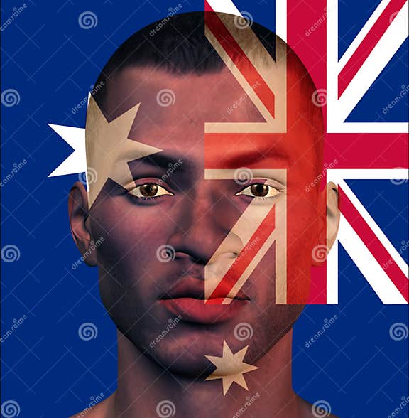 Australia Man stock illustration. Illustration of citizen - 25638280