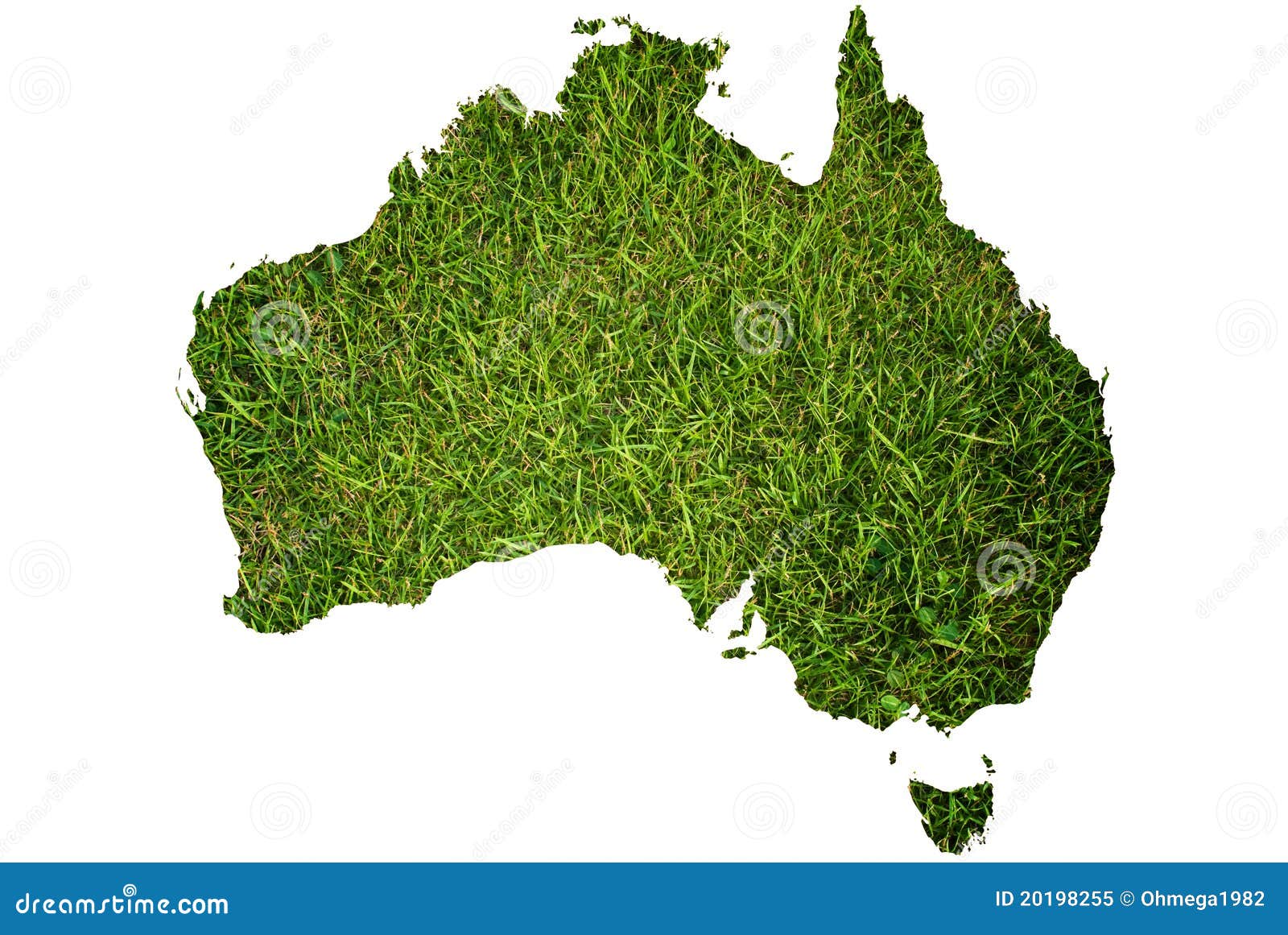 Australia Map Background with Grass Field. Stock Image - Image of ...
