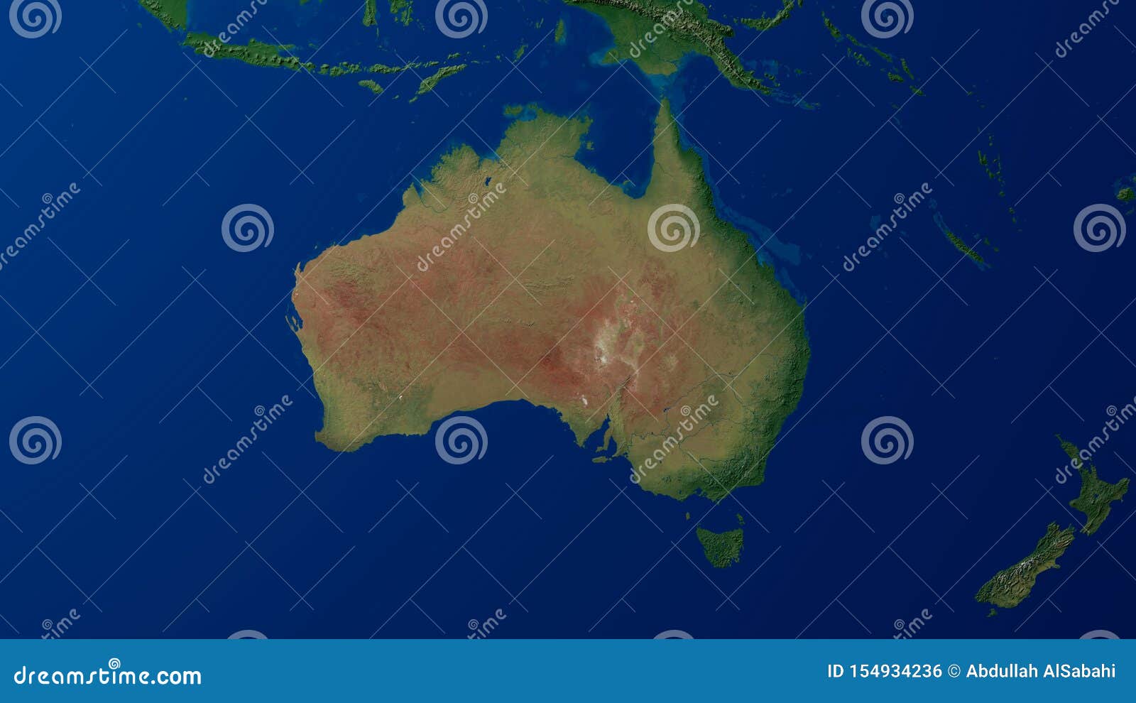 Australia map 3D rendering stock illustration. Illustration of asia ...