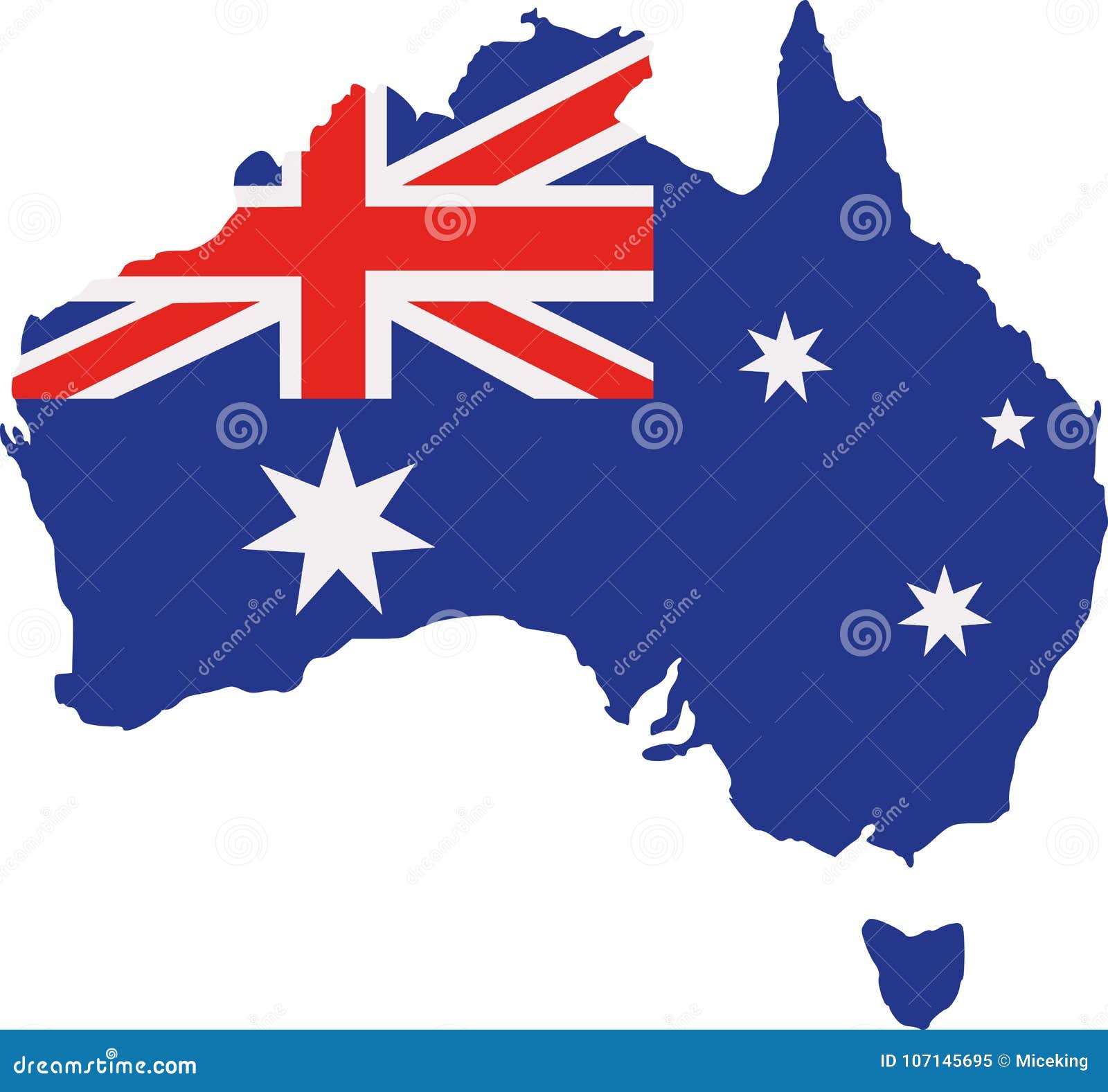 Australia Flag Map Vector Sketch Up | CartoonDealer.com #90798395