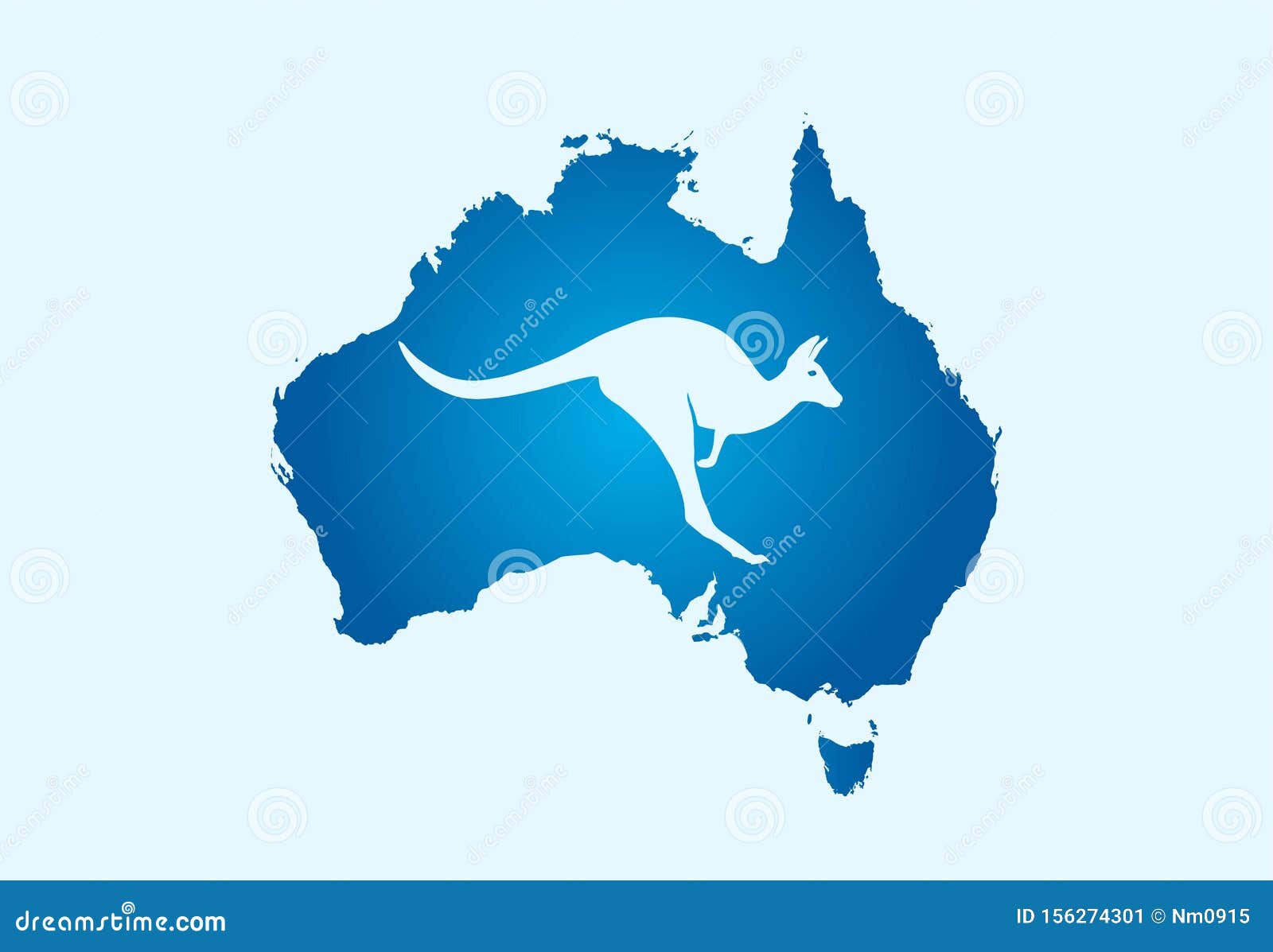 Australian Map Logo