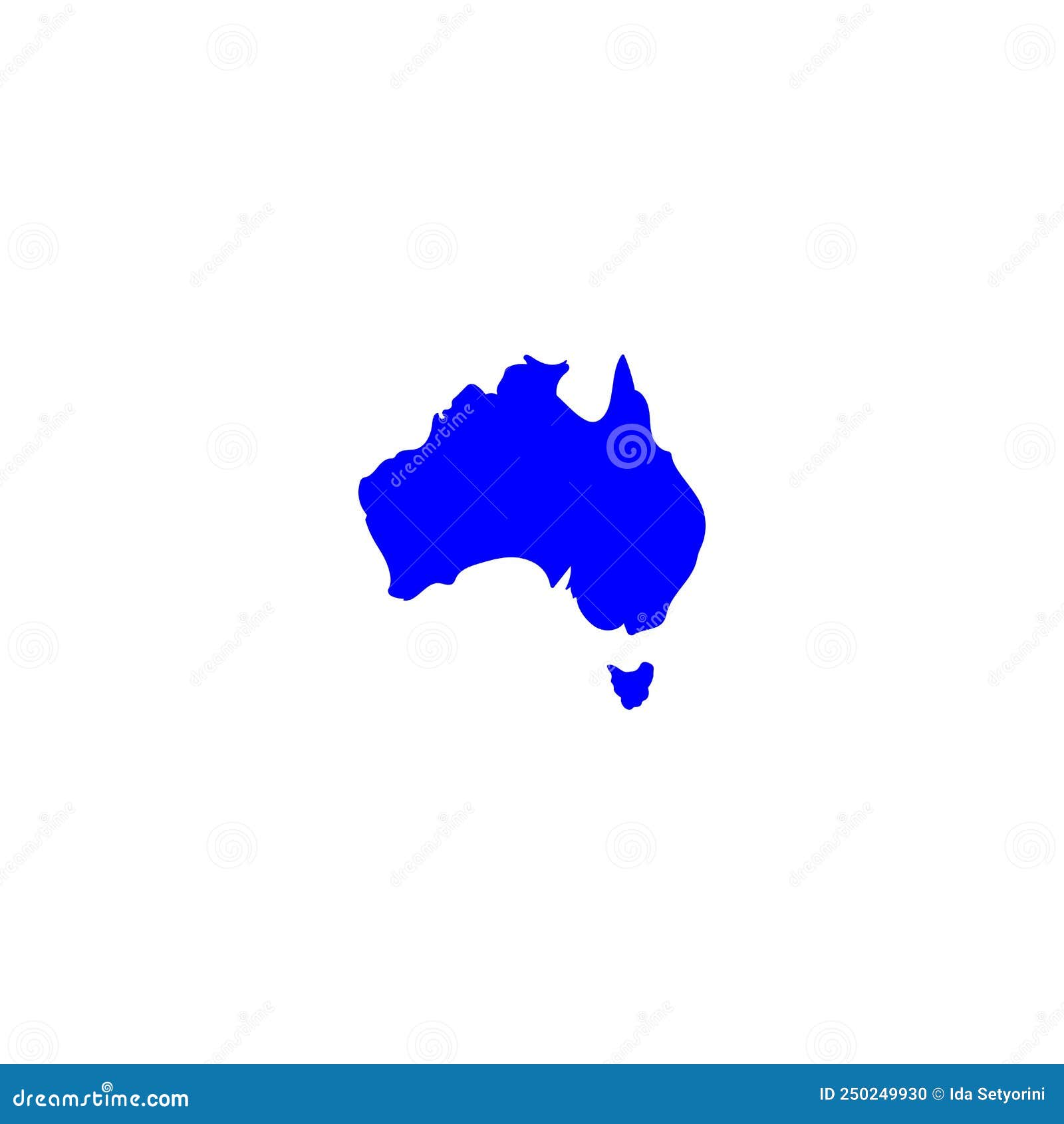 Australia Map Logo Illustration Design Stock Illustration ...