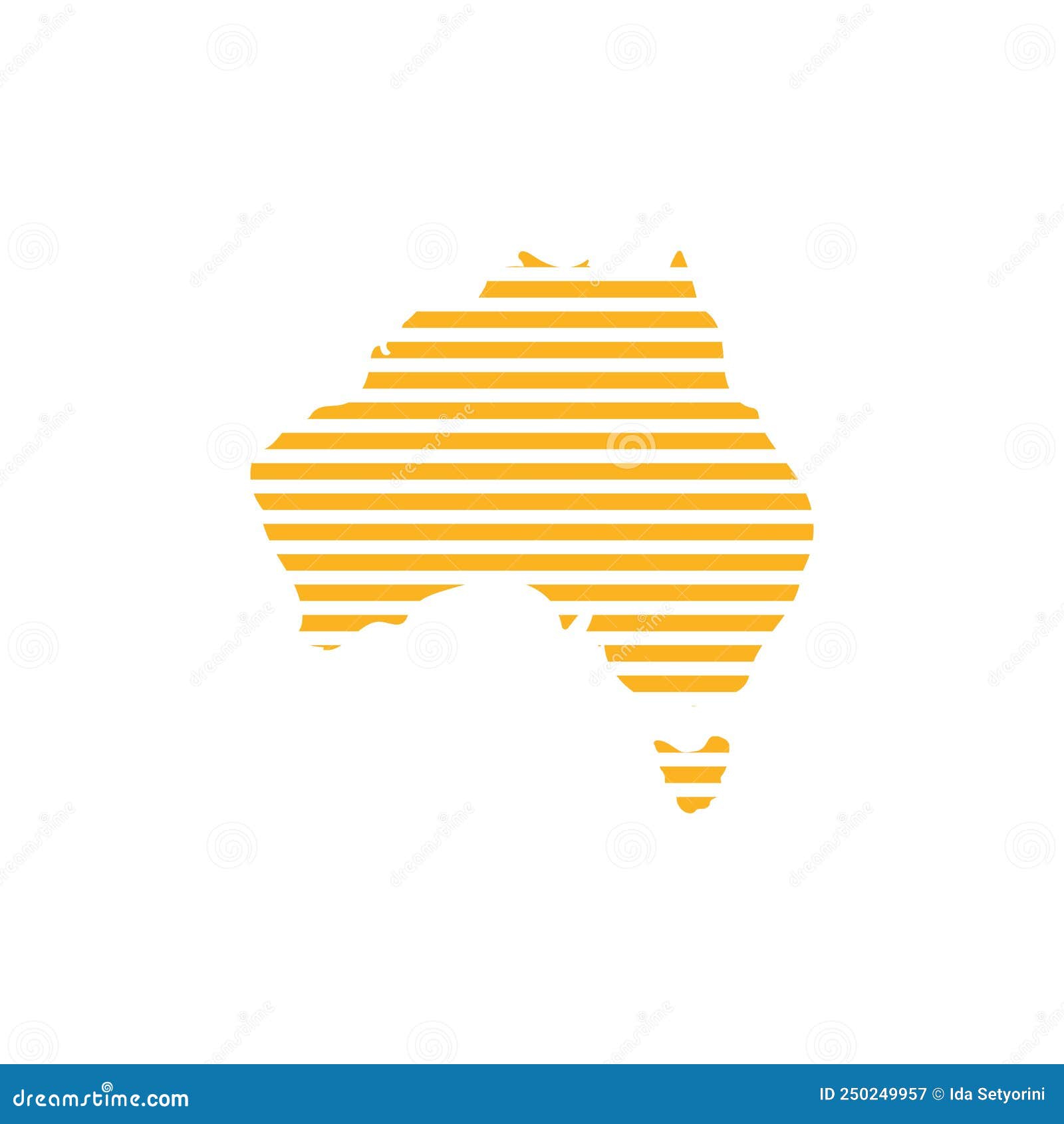 Australia Map Logo Illustration Design Stock Illustration ...