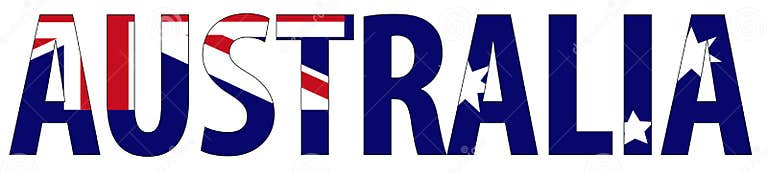 Australia name and flag stock vector. Illustration of countries - 5494618