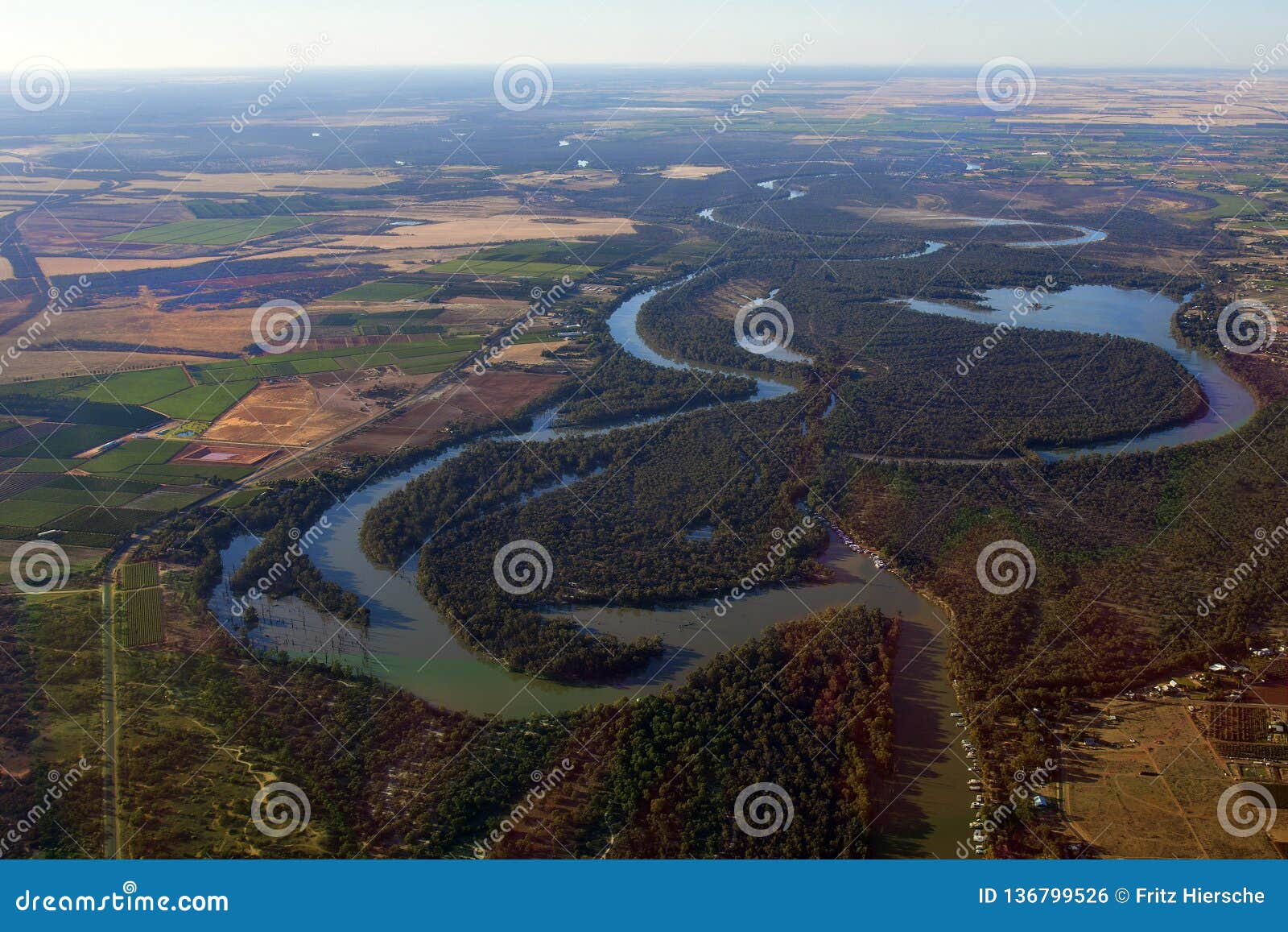 Australia, NSW, Murray River Foto de archivo - Imagen de nuevo, paisaje ...