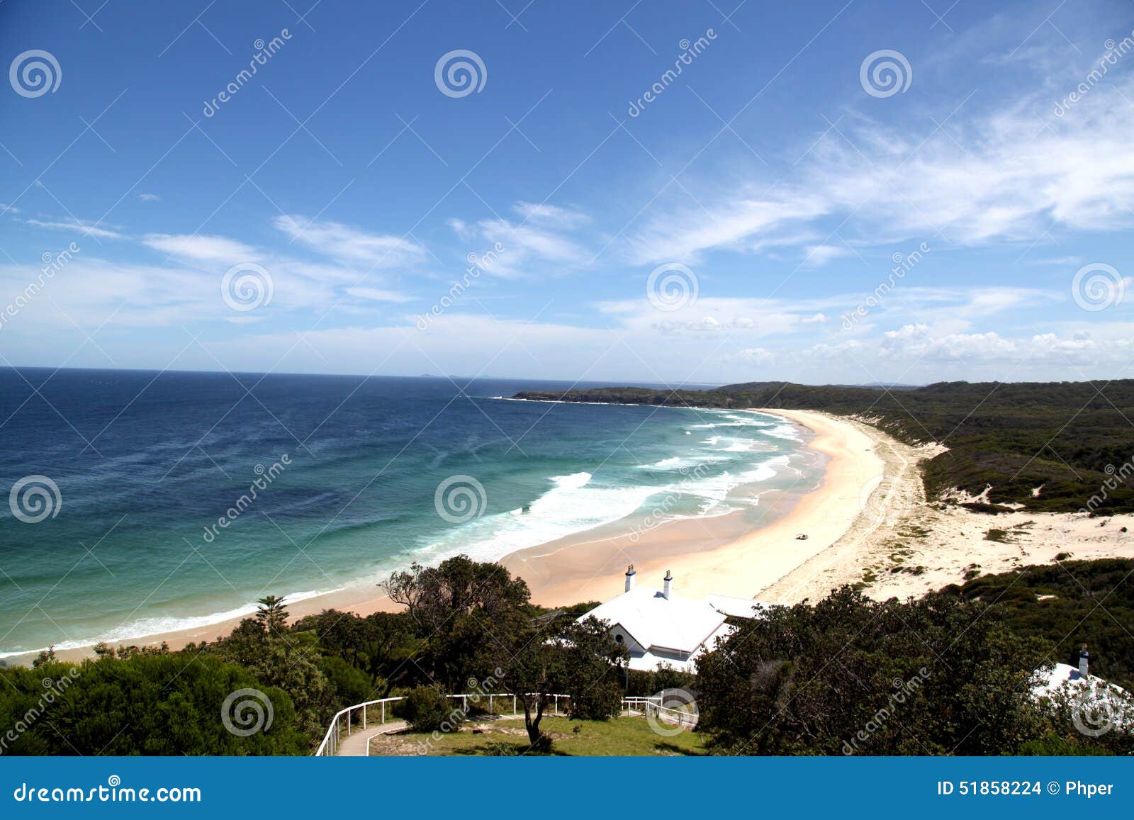 Australia Ocean View @ Seal Rocks Stock Photo - Image of ocean, trip ...