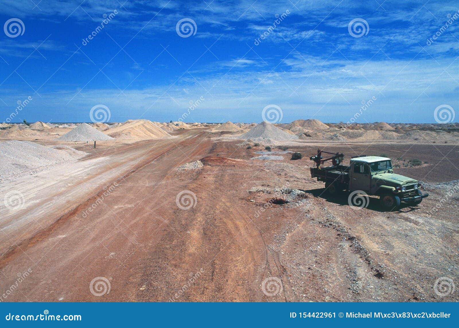 Australia: the Opal Mines of Coober Pedy in the Outback Stock Image ...