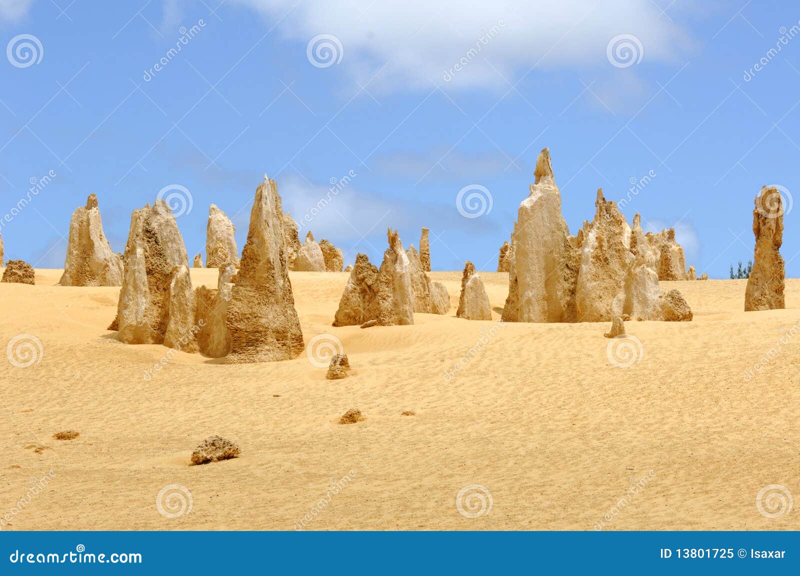 Australia - Pinnacles Desert Stock Image - Image of pinnacles, sand ...