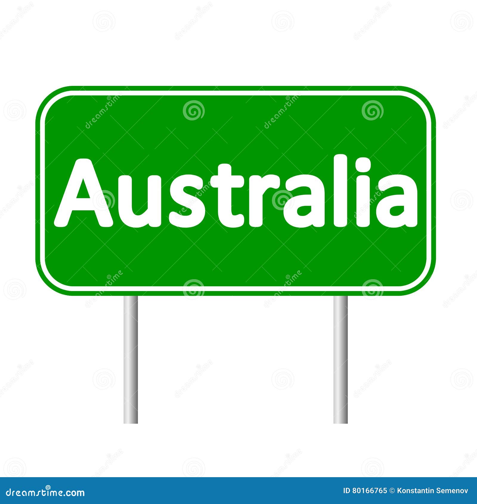 Australia Road Sign. Royalty-Free Stock Photo | CartoonDealer.com #80166765