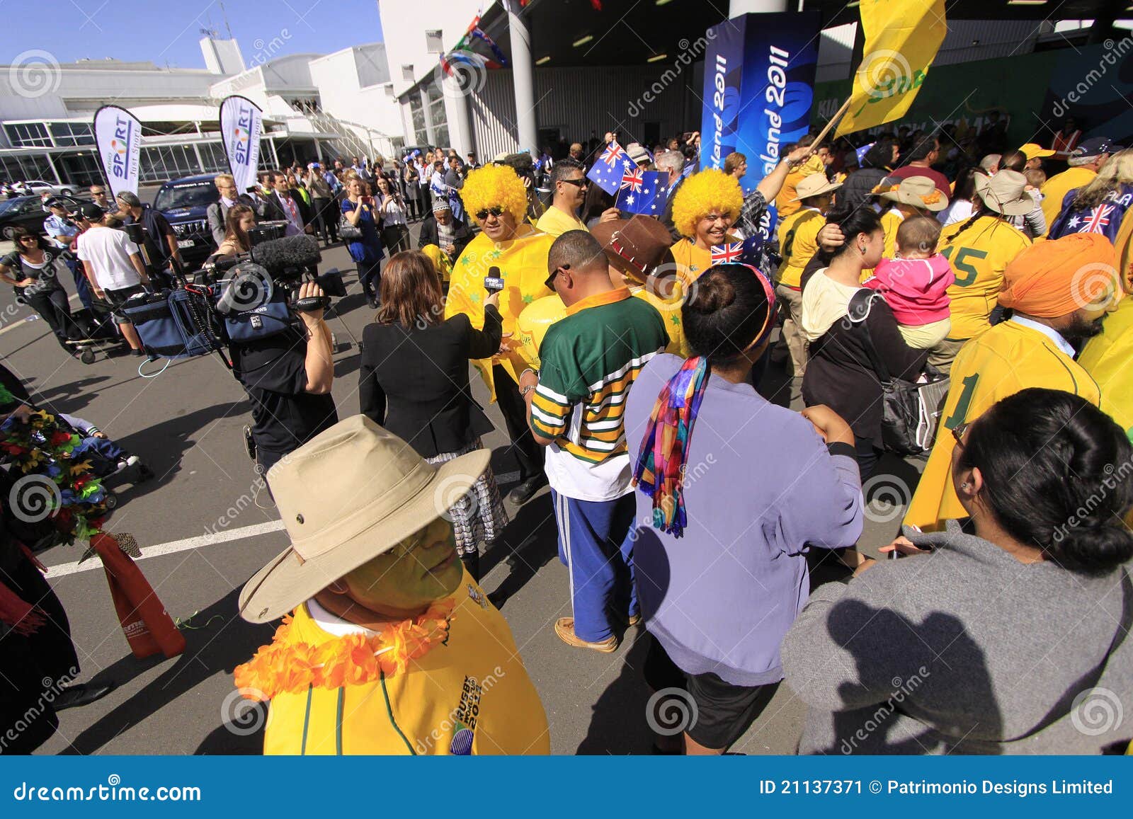 Australia Rugby Rugby World Cup 2011 Supporters Editorial Photo - Image ...