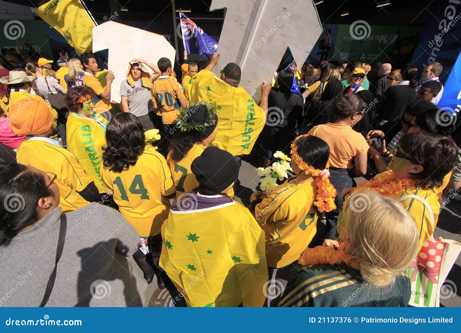 Australia Rugby Rugby World Cup 2011 Supporters Editorial Photo - Image ...
