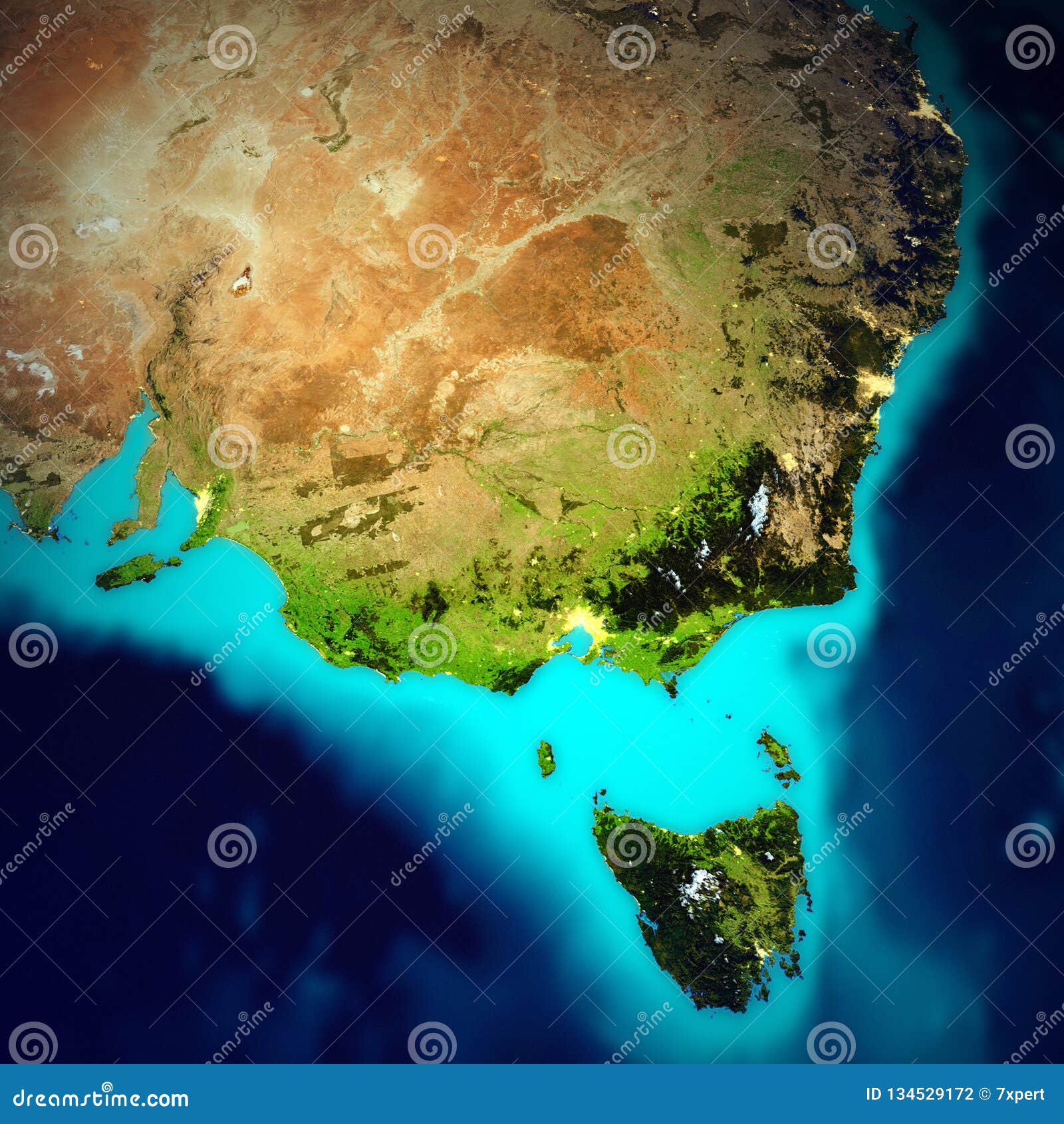 Australia space map stock photo. Image of astro, night - 134529172