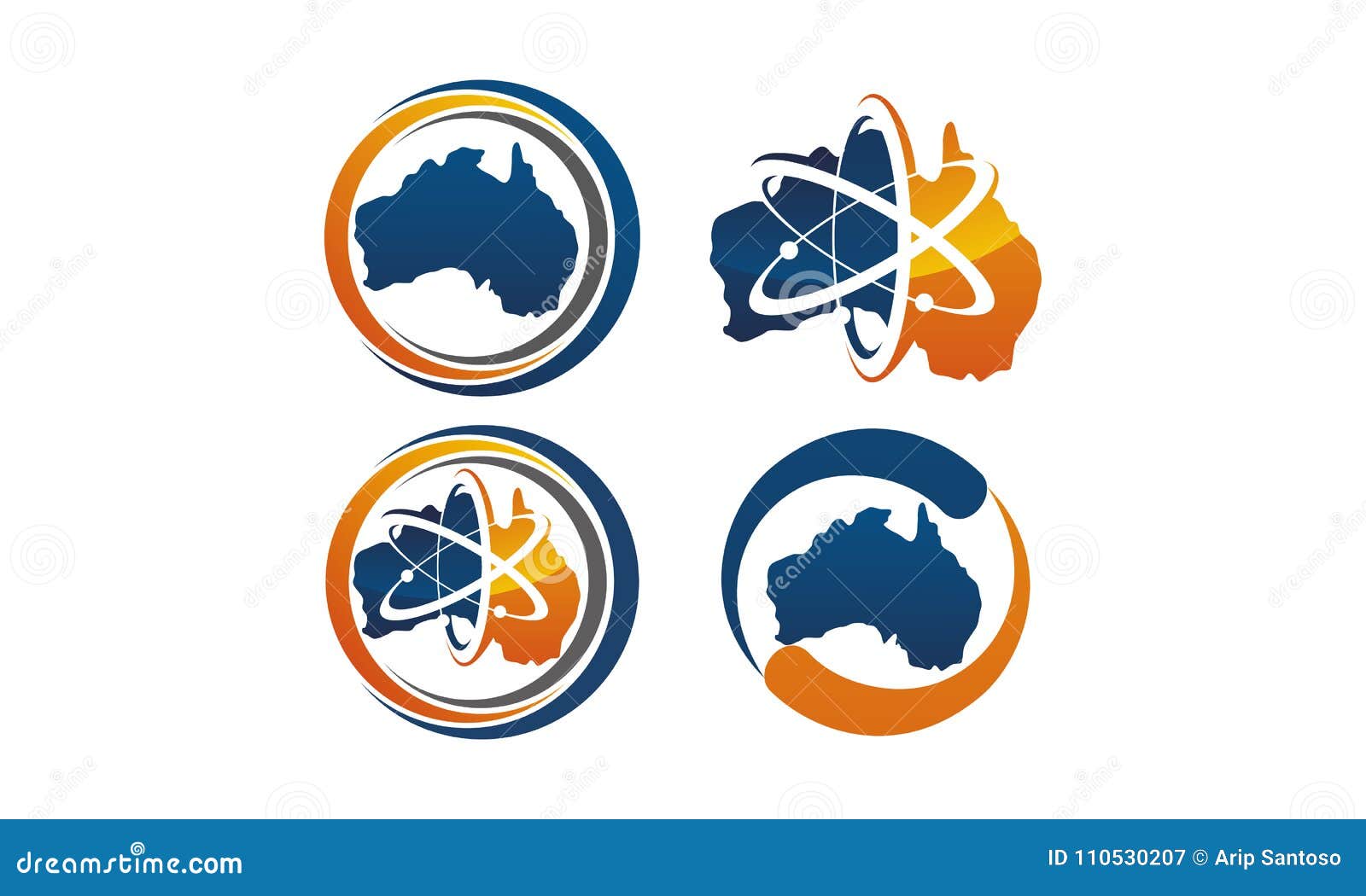 Australia Technology and Science Set Stock Vector - Illustration of ...
