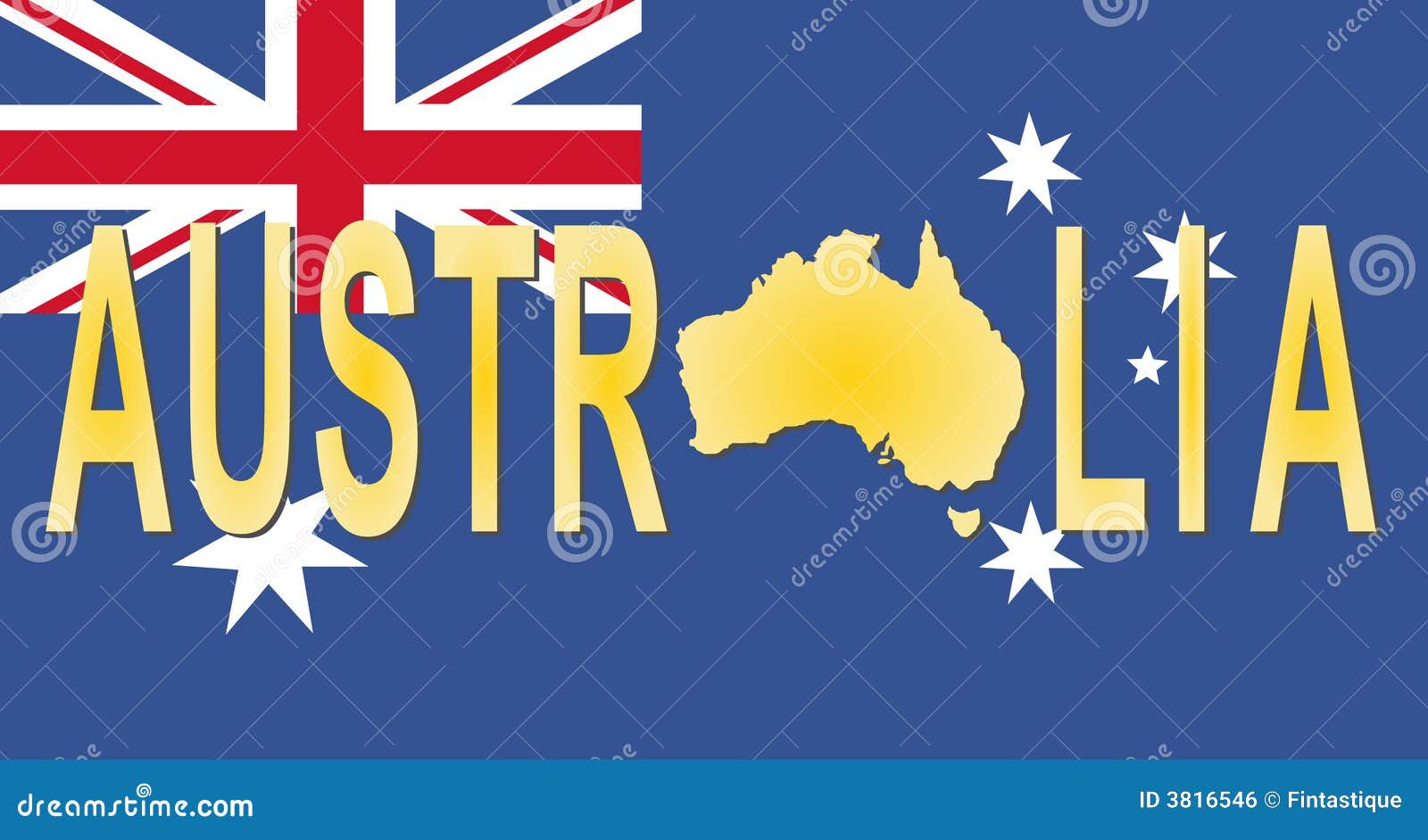 Australia text with map stock vector. Illustration of australia - 3816546