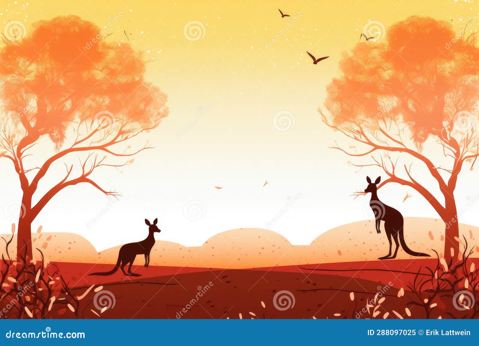 Australia Themed Background Large Copy Space - Stock Picture Backdrop ...
