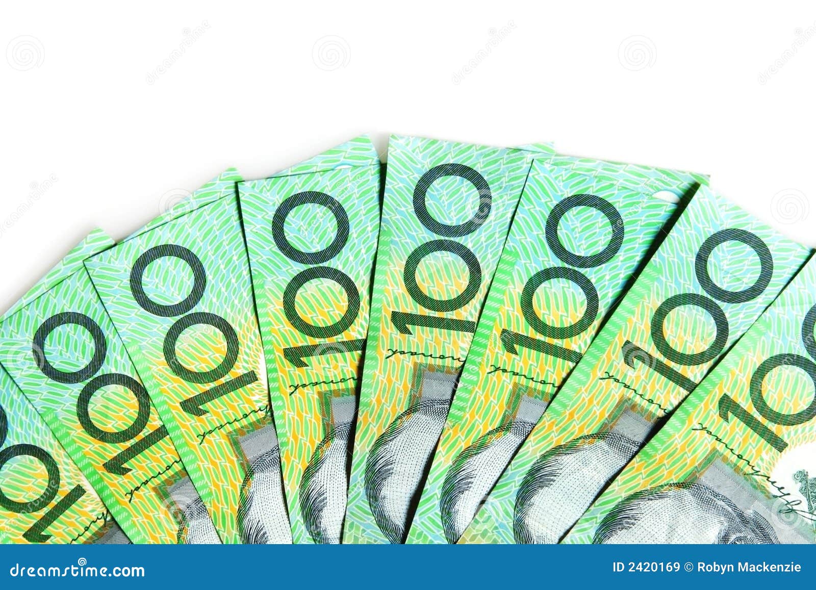 Australian $100 Bills Royalty Free Stock Images - Image: 2420169