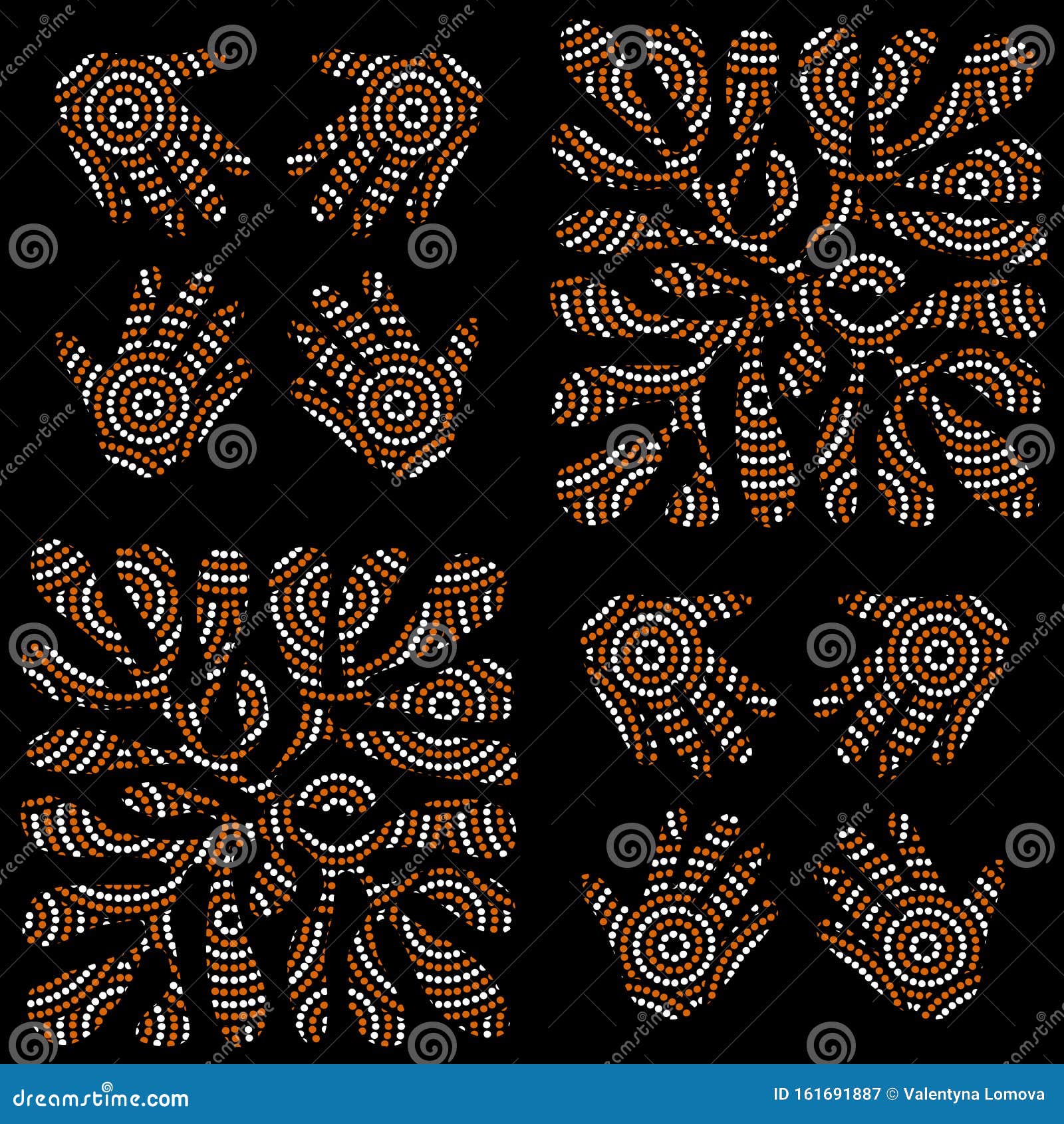 Australian Aboriginal Seamless Vector Pattern Including Ethnic ...