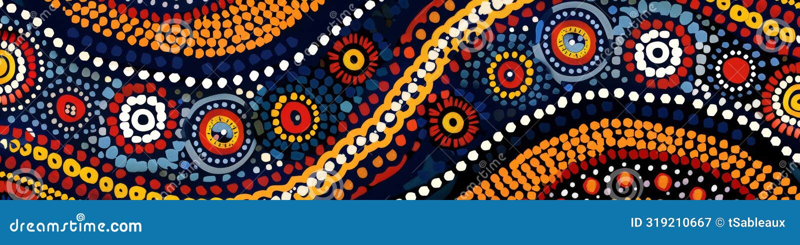 Australian Aboriginal Tribal Pattern Stock Image - Image of ...