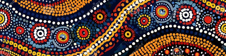 Australian Aboriginal Tribal Pattern Stock Image - Image of ...