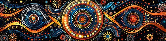 Australian Aboriginal Tribal Pattern Stock Photo - Image of pattern ...