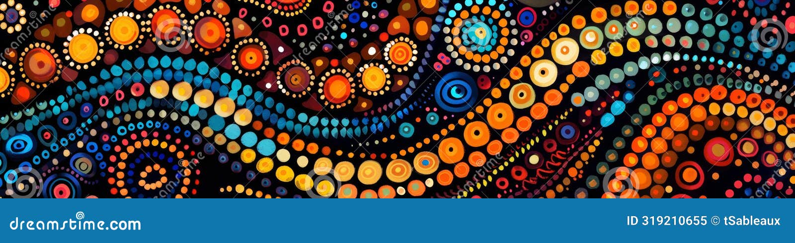 Australian Aboriginal Tribal Pattern Stock Image - Image of australian ...