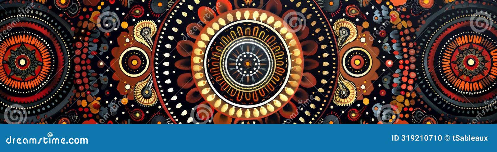 Australian Aboriginal Tribal Pattern Stock Photo - Image of element ...