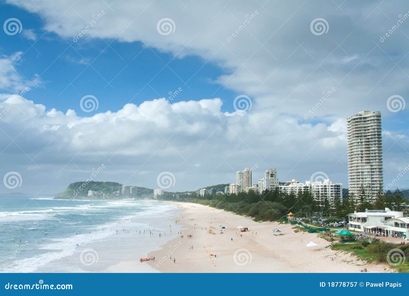 Australian Beach during the Day Stock Image - Image of ocean, beach ...