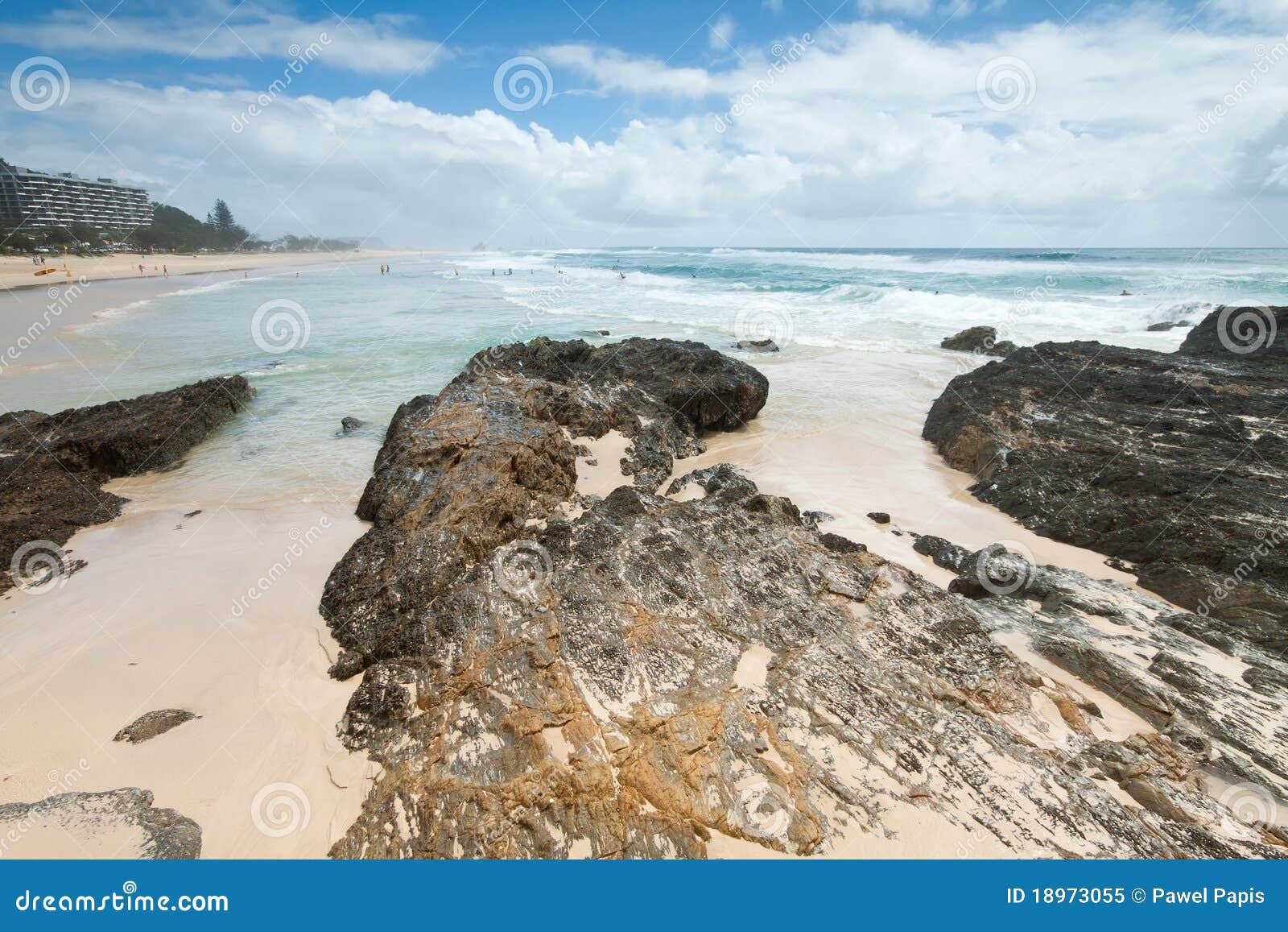 Australian Beach during the Day Stock Image - Image of outdoor ...
