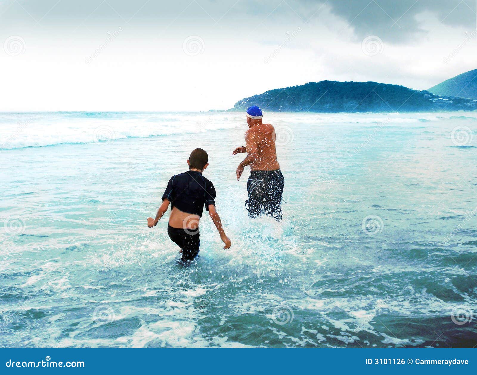Australian Beach Fun Swimming Stock Photo - Image of wales, exercise ...