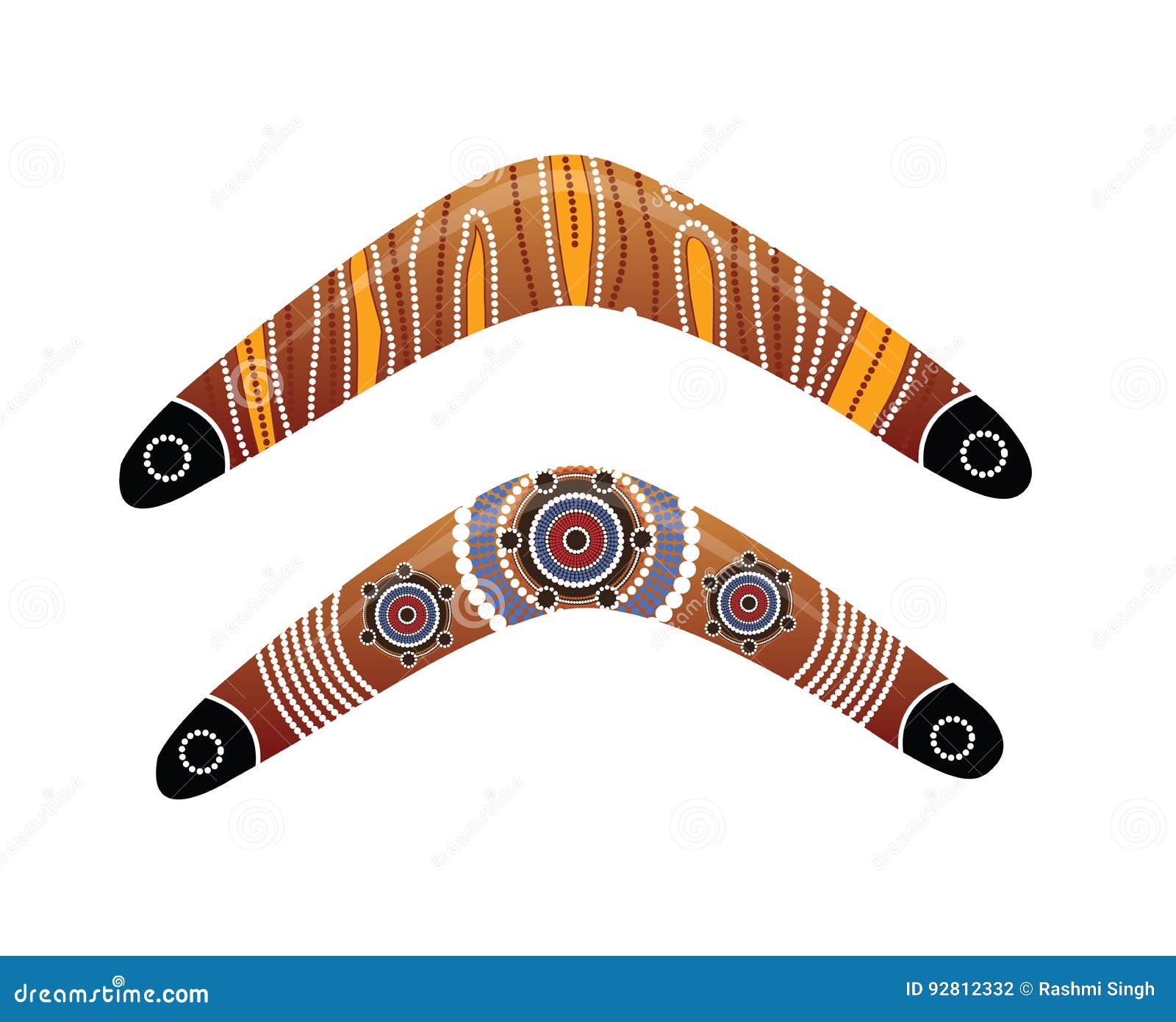 Australian Boomerang Vector. Stock Vector - Illustration of boomerang ... Australian Boomerang Vector. Stock Vector - Illustration of boomerang ...