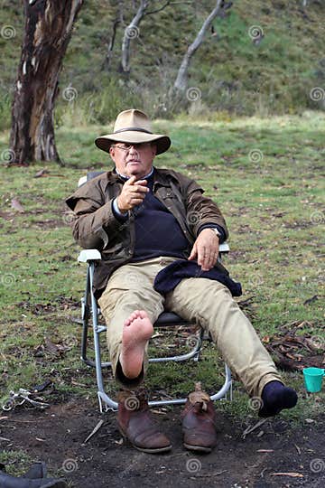 Australian Bushman stock photo. Image of brumbie, stockman - 8342652