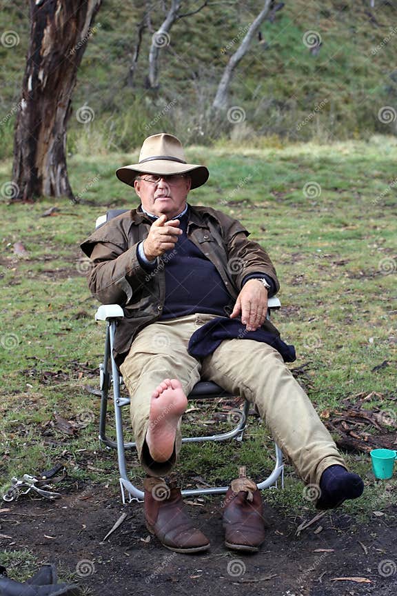 Australian Bushman stock photo. Image of brumbie, stockman - 8342652