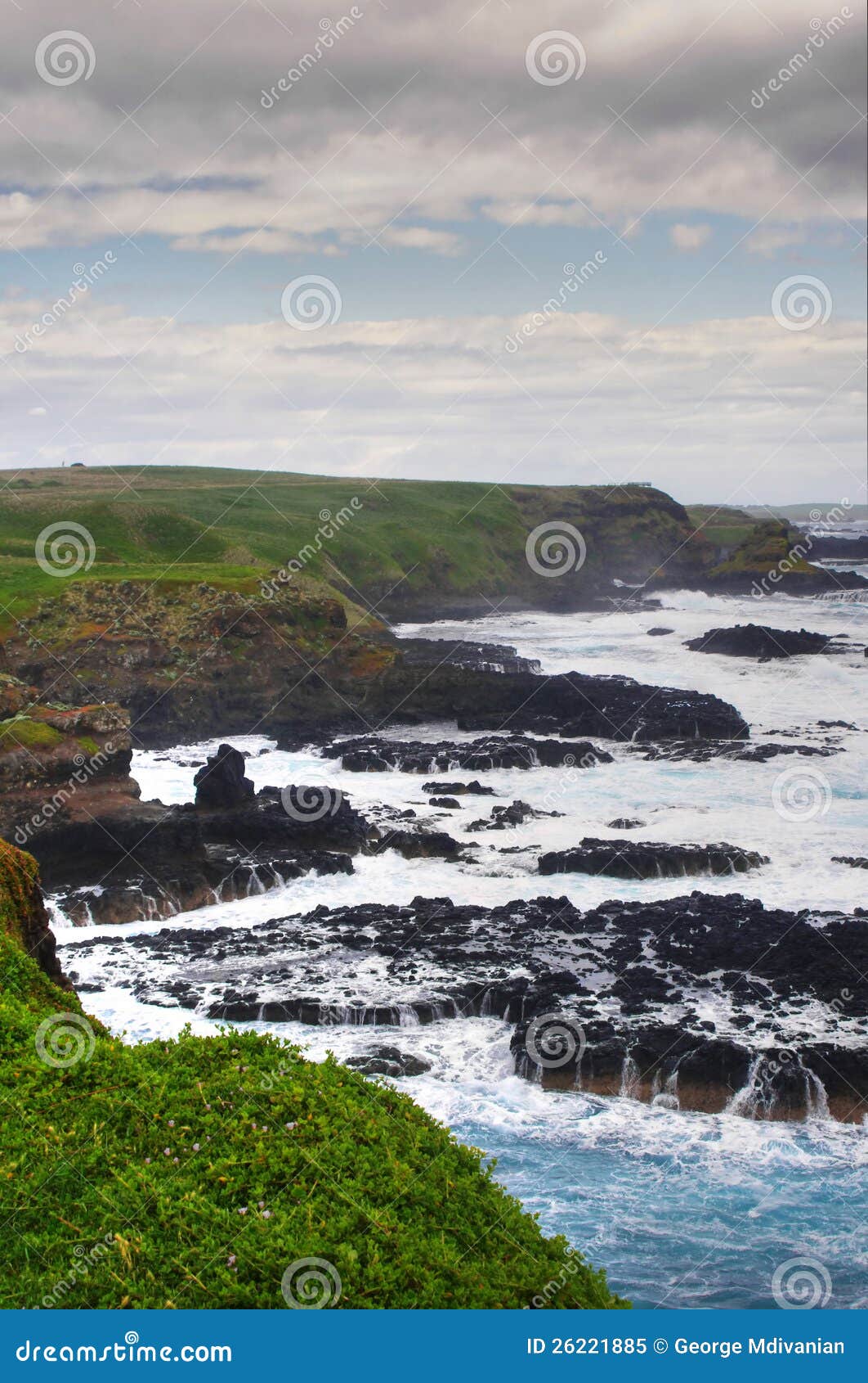 Australian coastline stock image. Image of stone, rock - 26221885