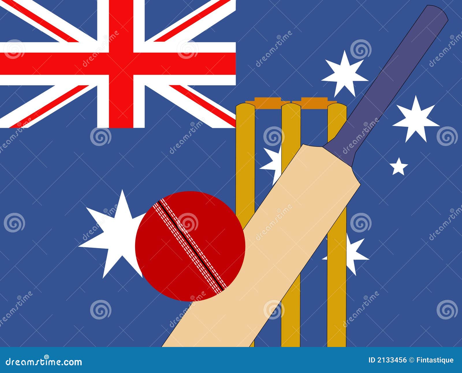 Australian cricket stock vector. Illustration of cricket - 2133456