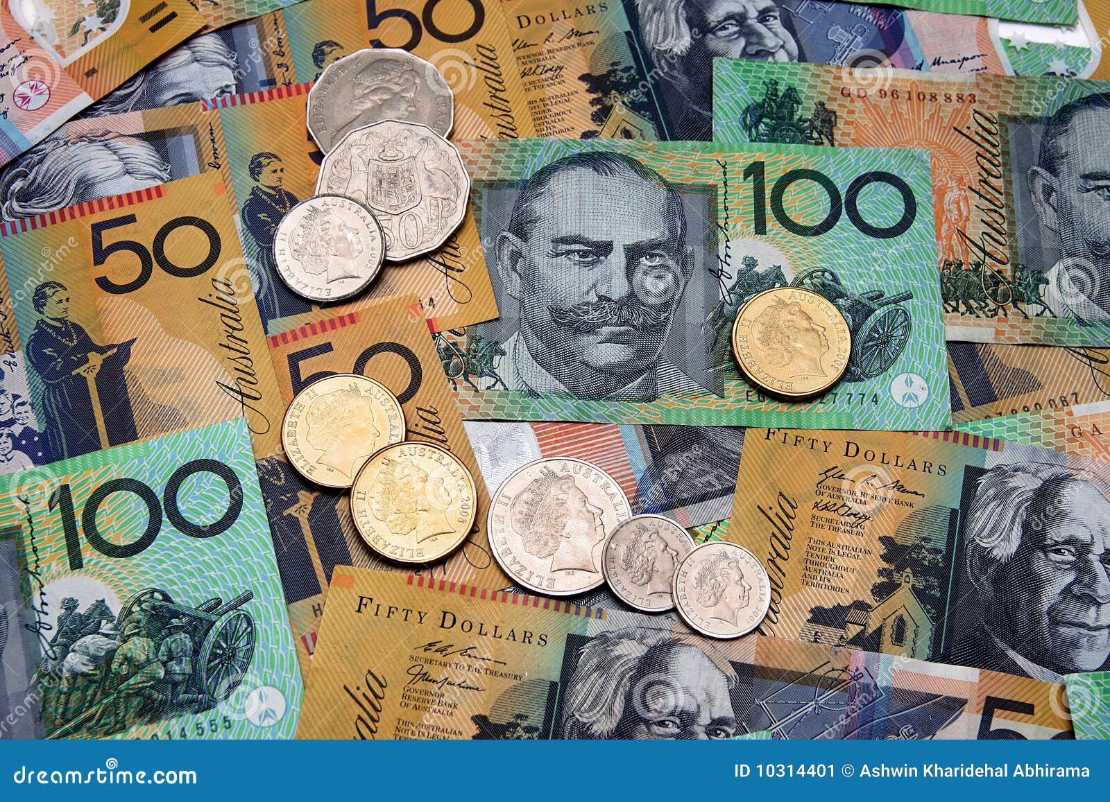 Australian Currency stock image. Image of cash, australian - 10314401