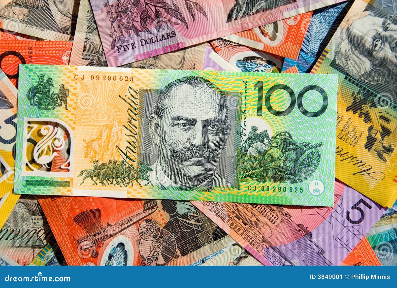 Australian Currency - Fifty Dollar Notes Royalty-Free Stock Photography ...
