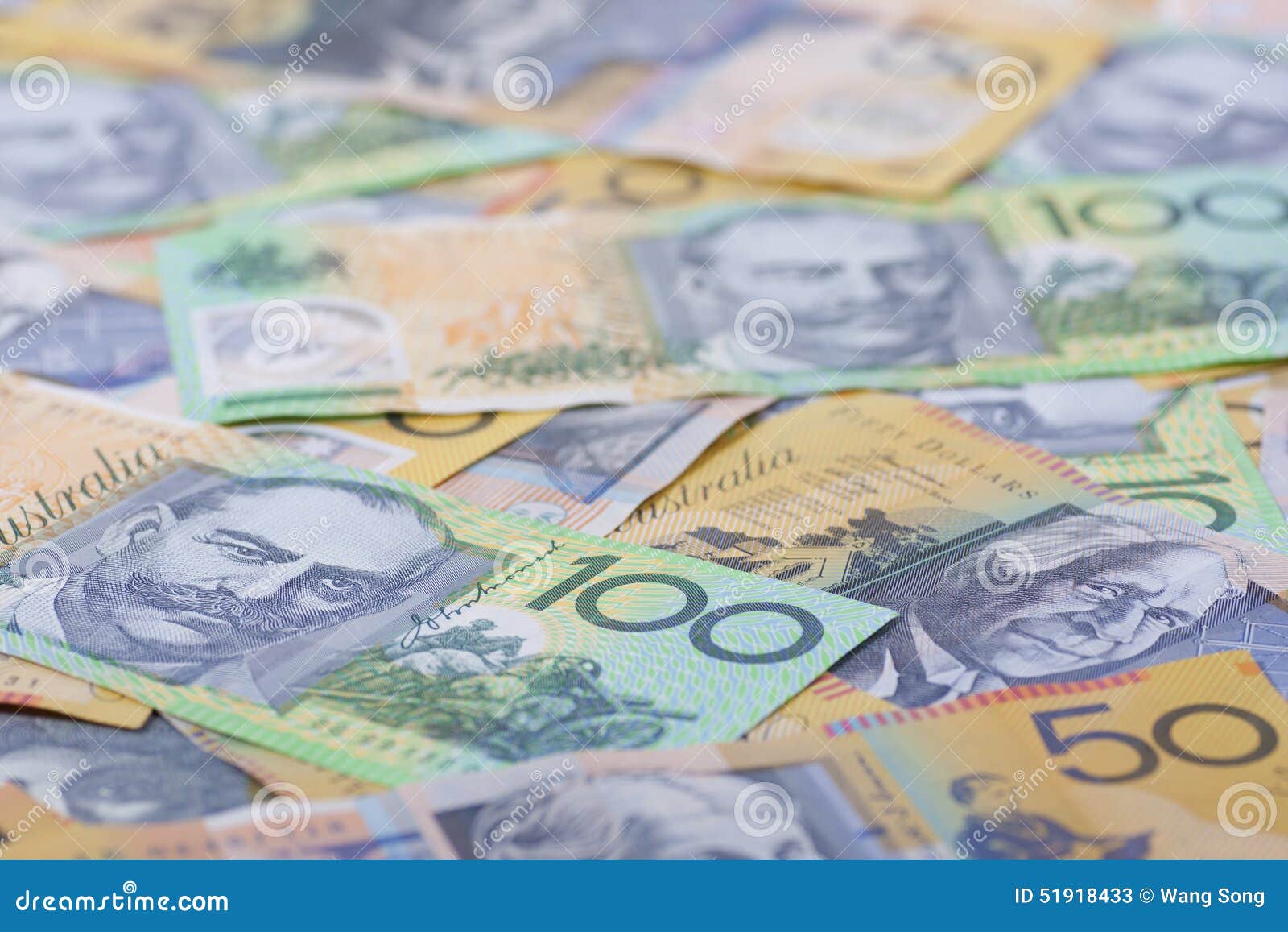 Australian Currency Close-up Stock Image - Image of banknotes, trade ...