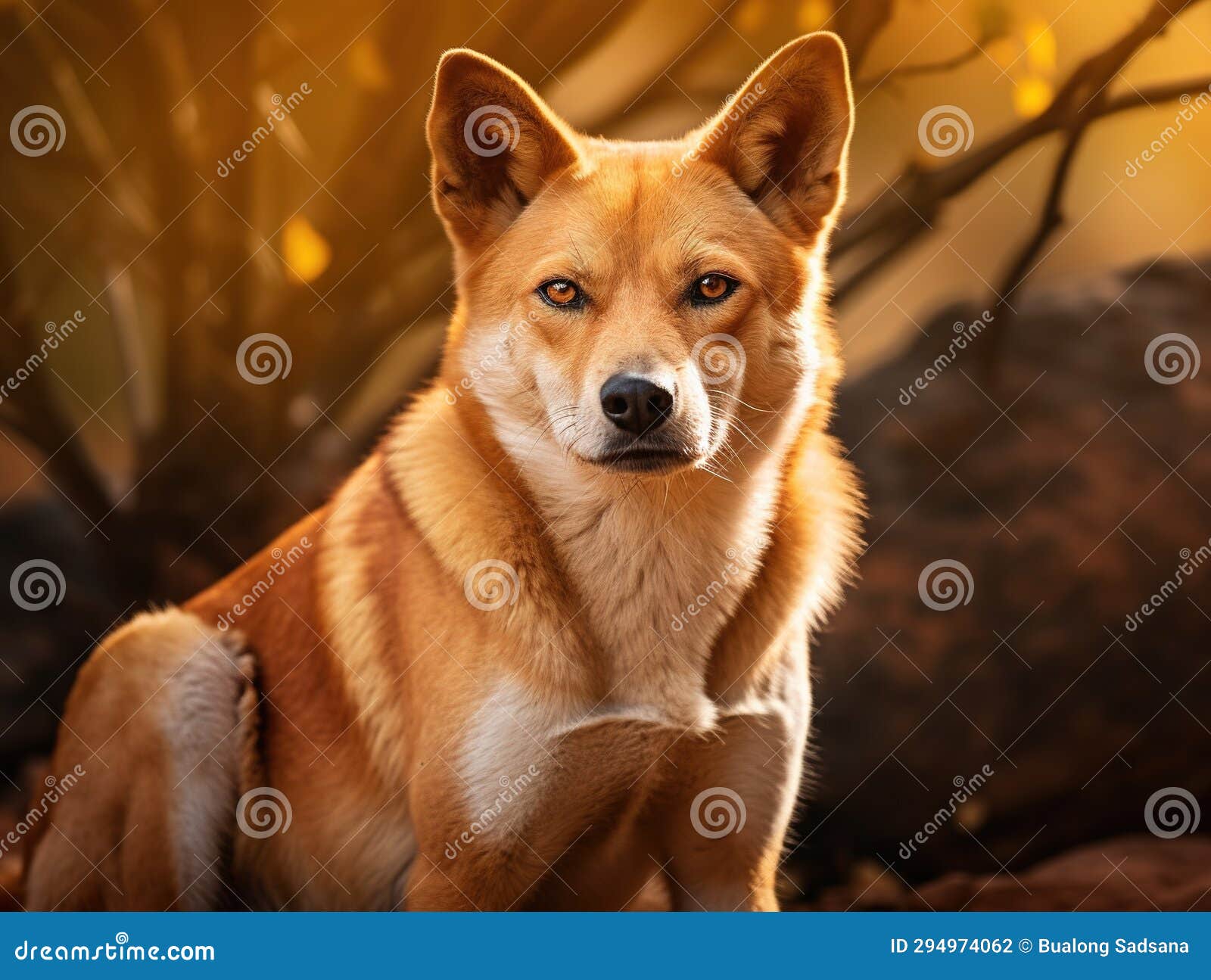 Australian Dingo Made with Generative AI Illustration Stock ...