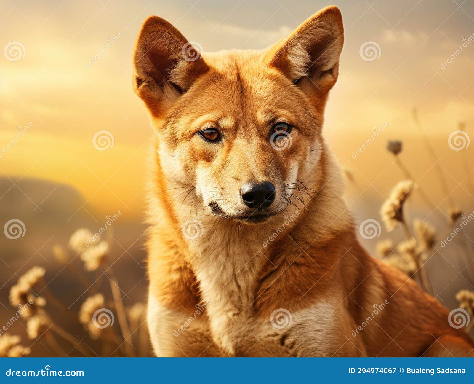 Australian Dingo Made with Generative AI Illustration Stock ...