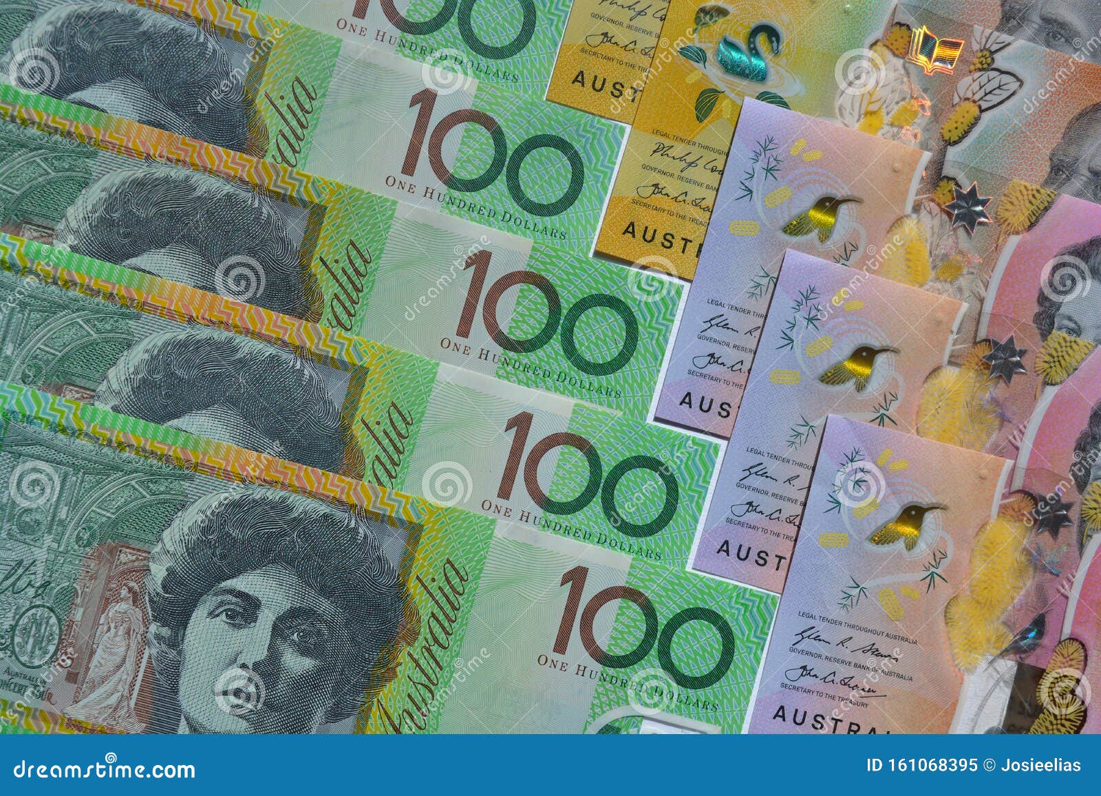 Australian Banknotes, Flat Lay Pattern Stock Image - Image of financial ...