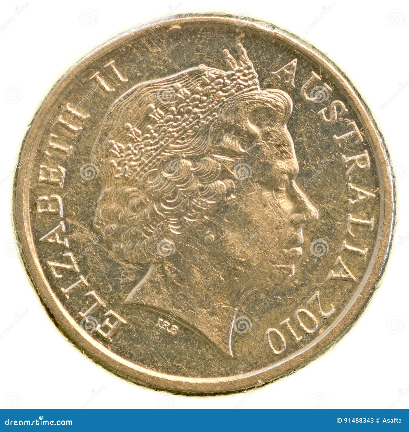 2 Australian dollar coin editorial stock photo. Image of aboriginal ...