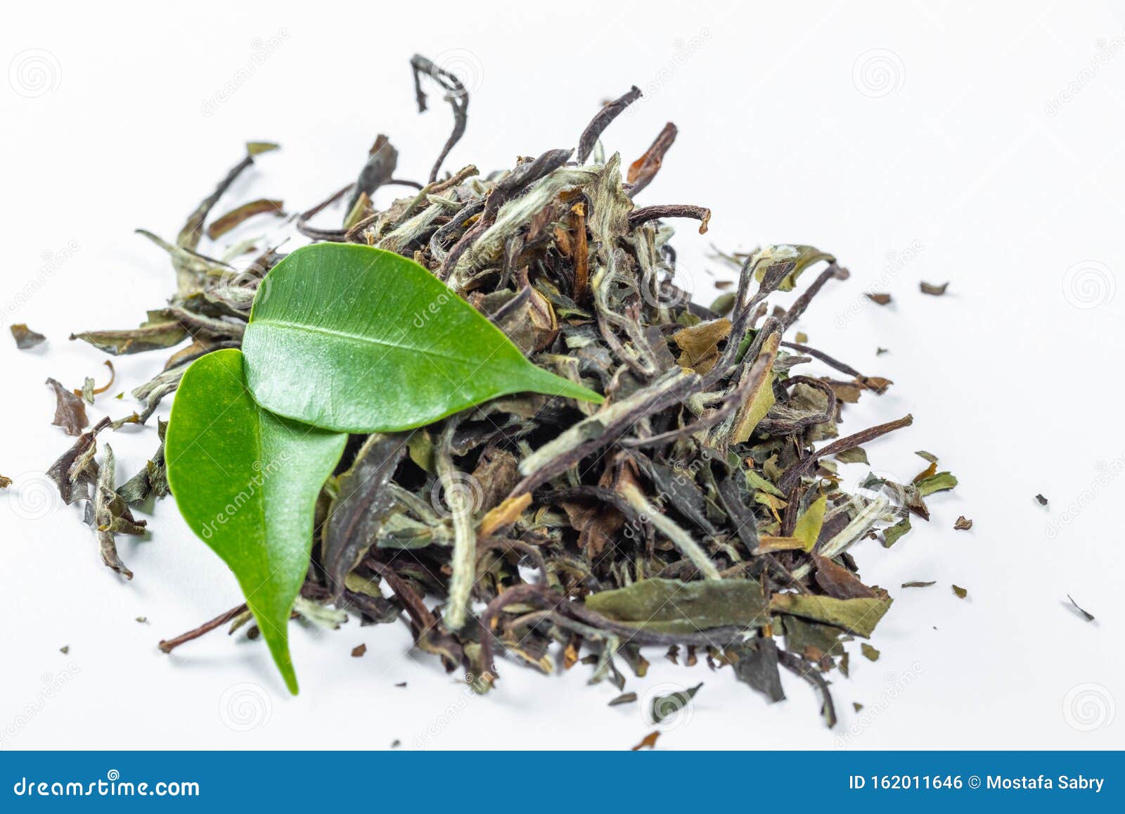 Australian Dry White Loose Leaf Tea Stock Photo - Image of heap, macro ...
