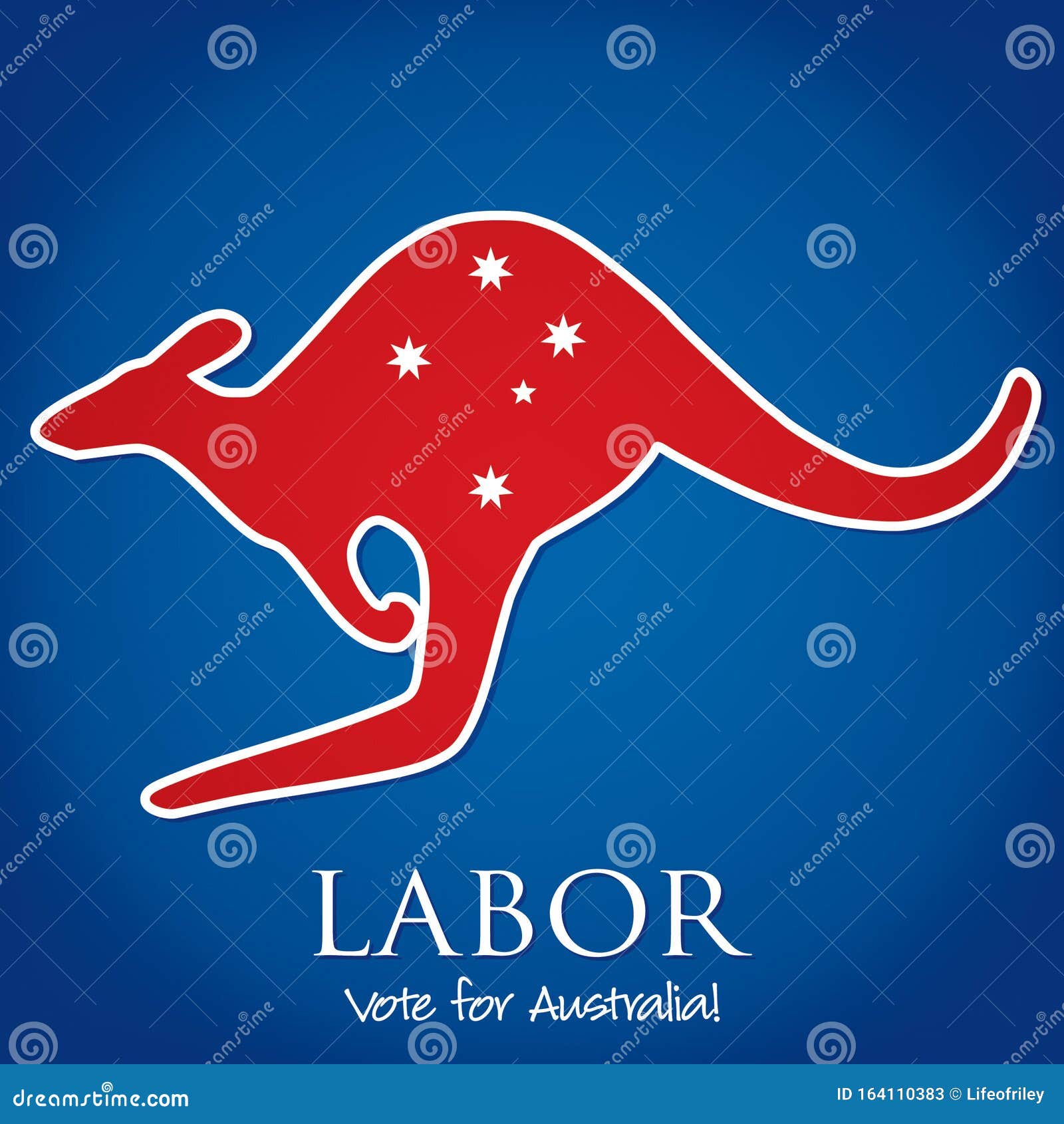 Australian Election card stock vector. Illustration of nation - 164110383