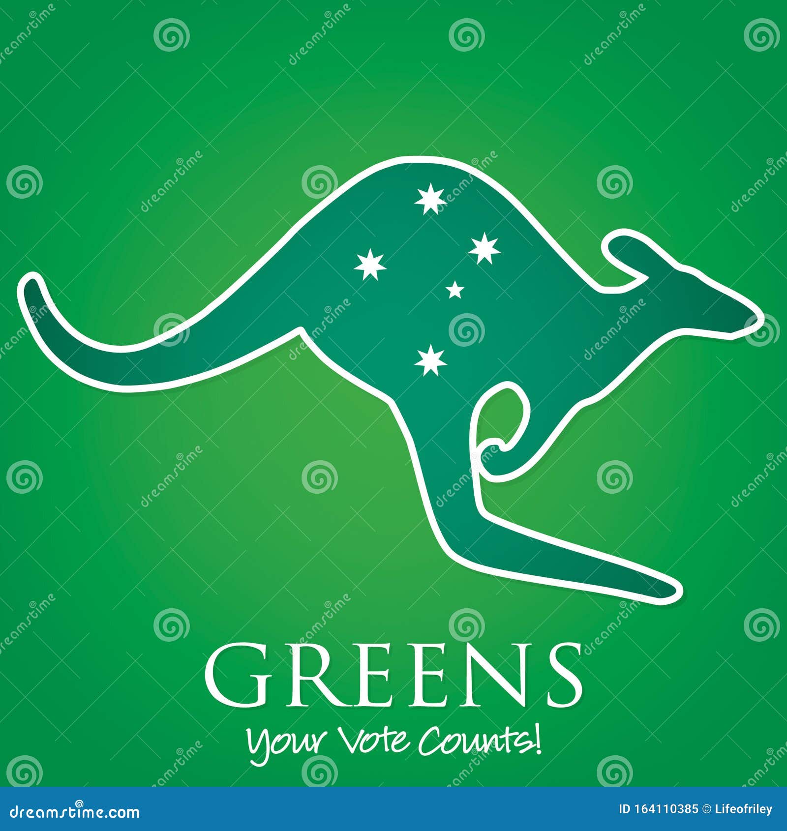 Australian Election card stock vector. Illustration of background ...