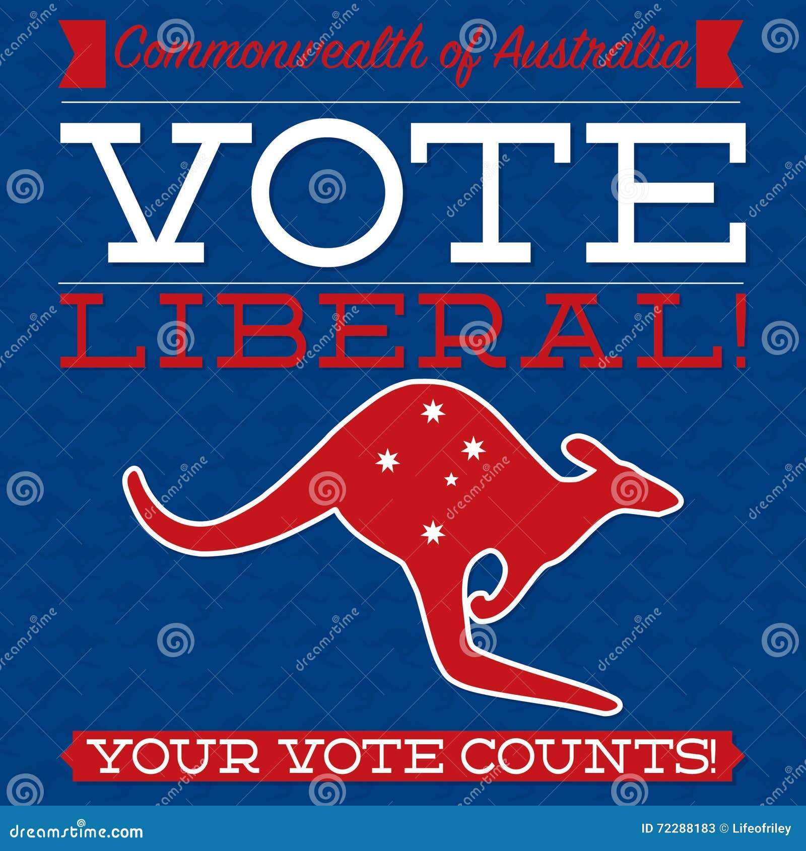 Australian Election card stock vector. Illustration of national - 72288183