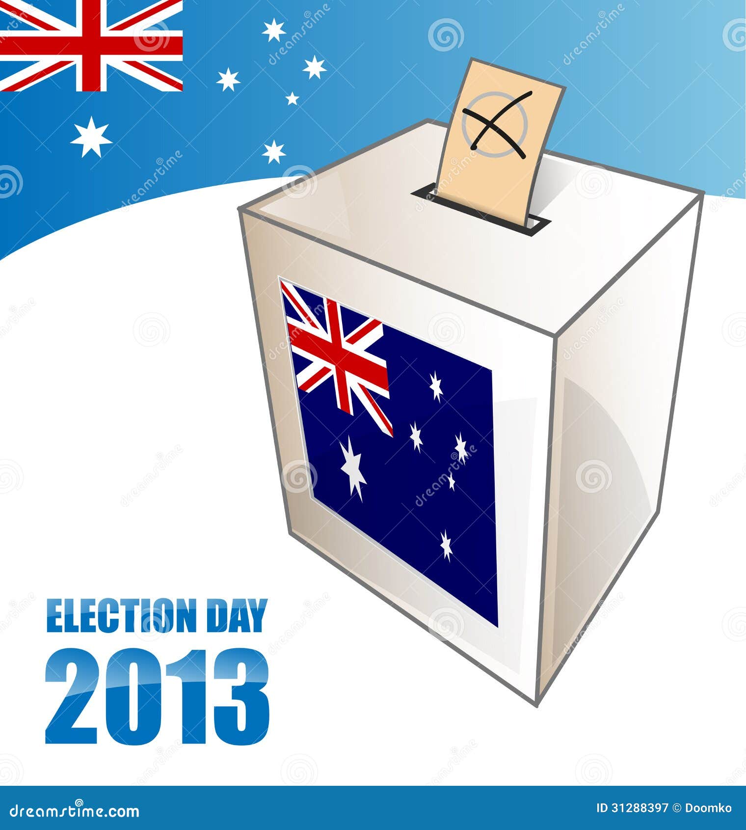 Australian election day stock vector. Illustration of elect - 31288397