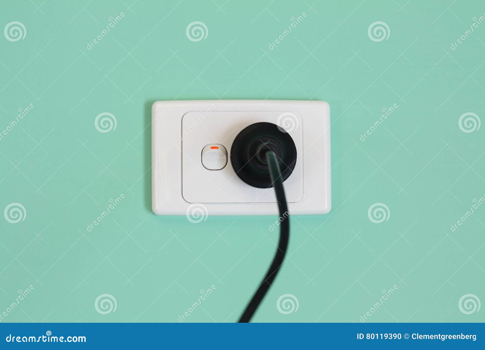 Australian Electricity Wall Socket and Plug Stock Photo - Image of ...
