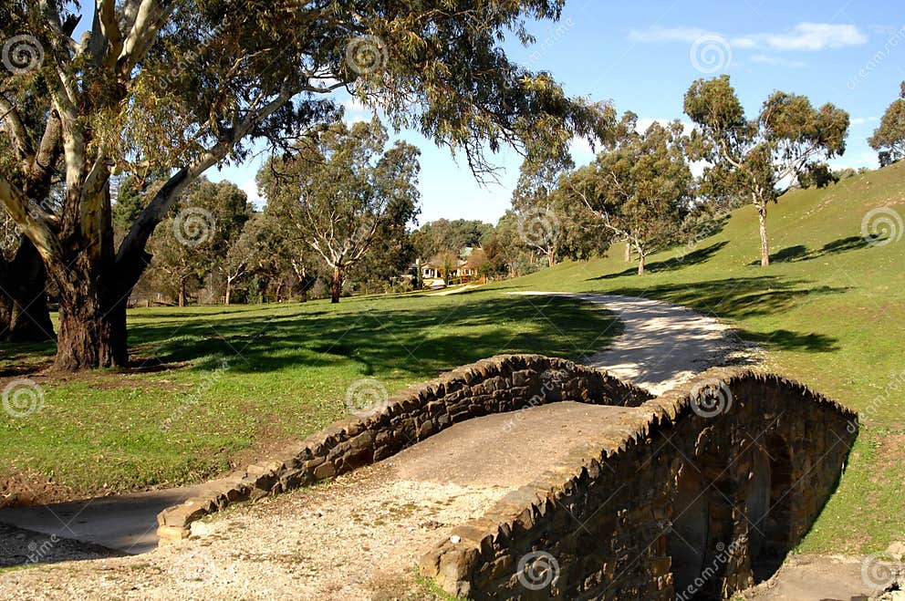Australian Farm Scene stock image. Image of grass, driveway - 2780783