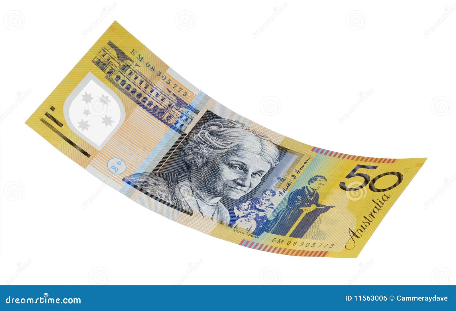 Australian Fifty Dollar Money Stock Photo - Image of australia, fifty ...