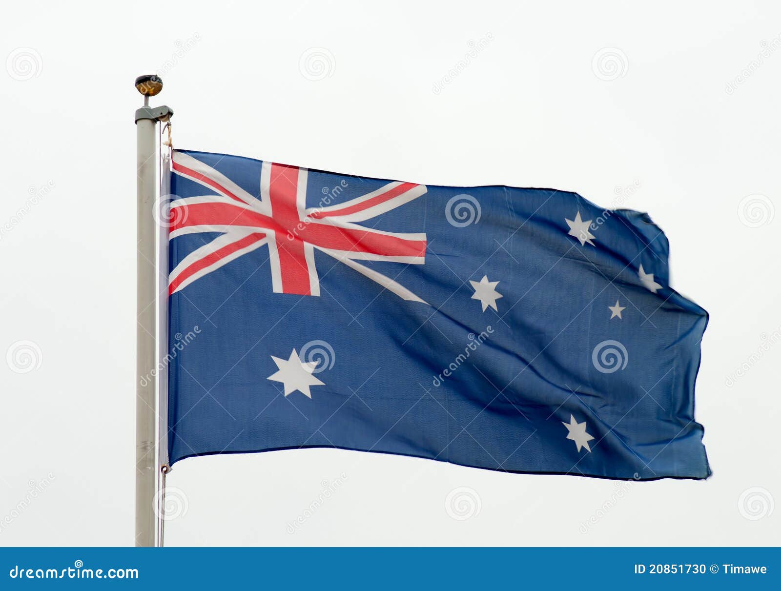 Australian Flag stock photo. Image of breeze, dependency - 20851730